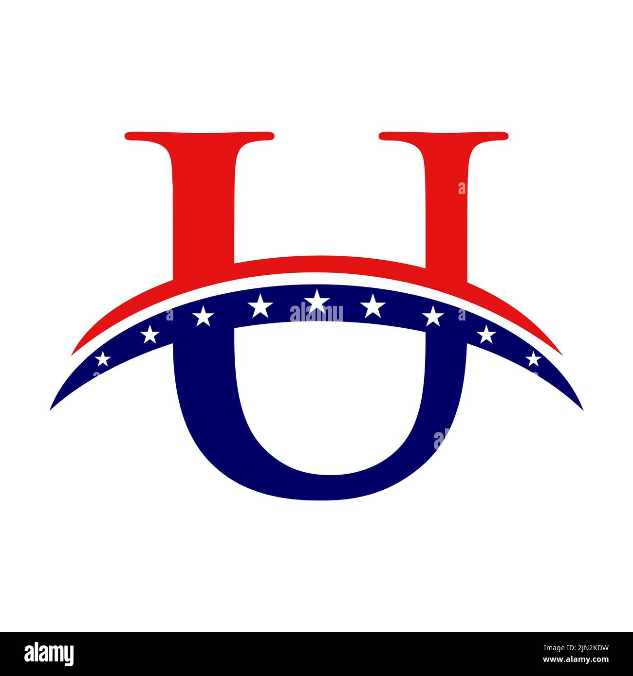 Initial Letter U American Logo for Business, Corporate and Company Sign ...