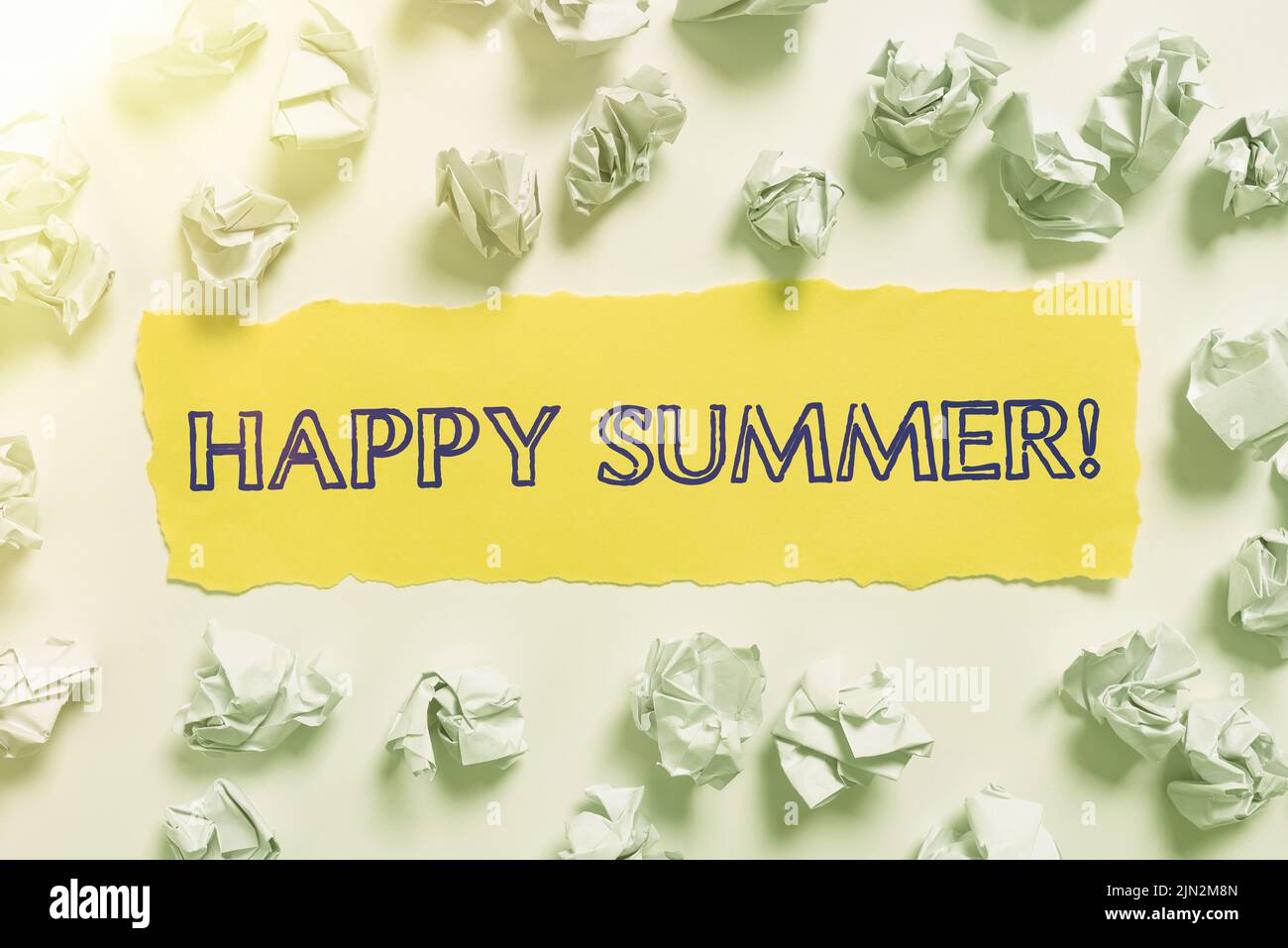 Writing displaying text Happy Summer. Business idea Beaches Sunshine ...