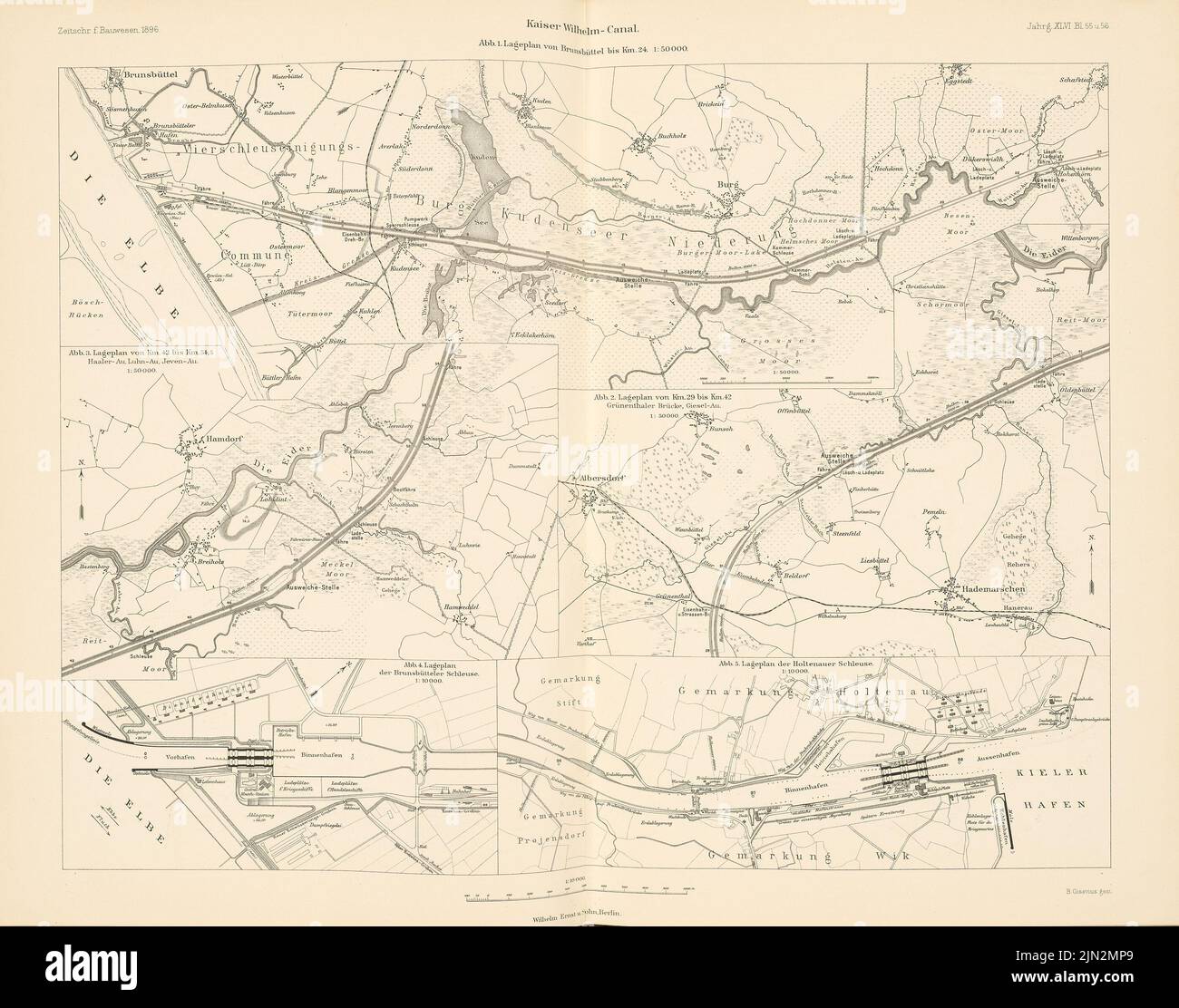 Kiel canal map hi-res stock photography and images - Alamy
