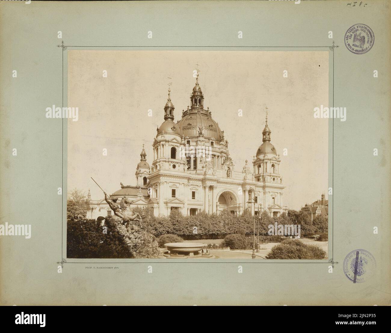 Raschdorff Julius (1823-1914): Berliner Dom Stock Photo - Alamy