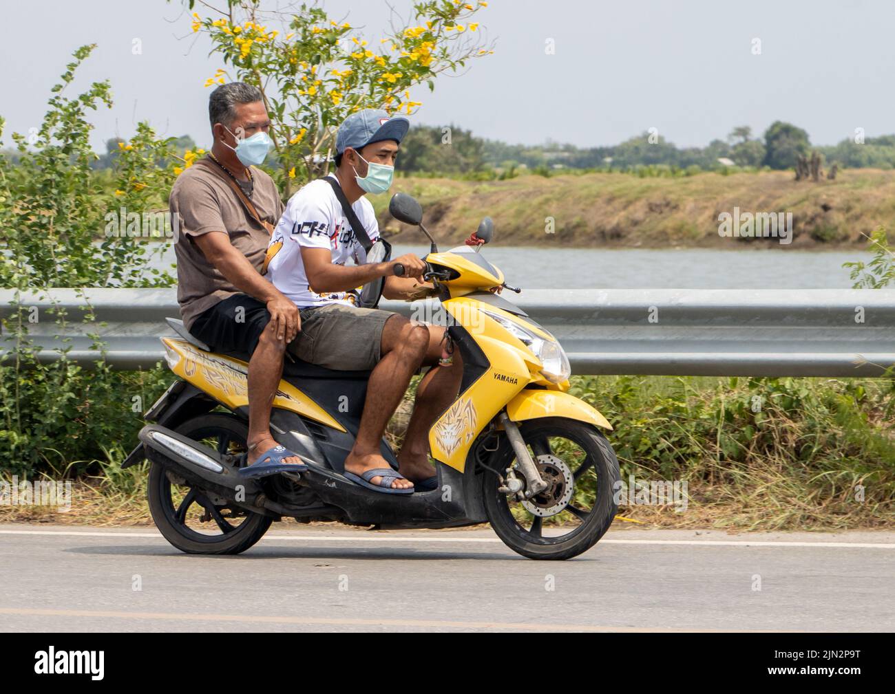 Two men ride on motorcycle hi-res stock photography and images - Alamy