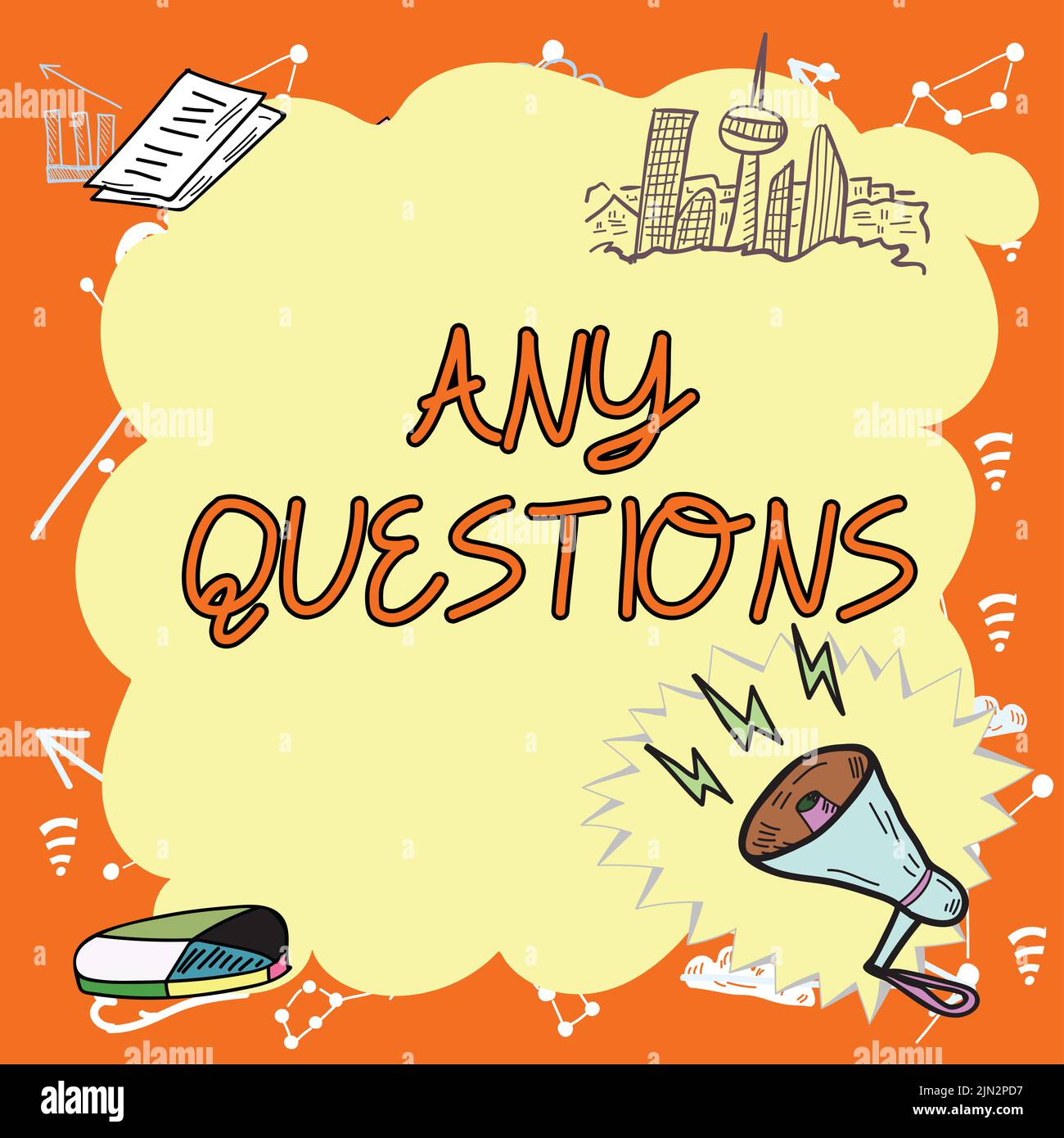 Handwriting text Any Questions. Business approach Clueless Blank face ...