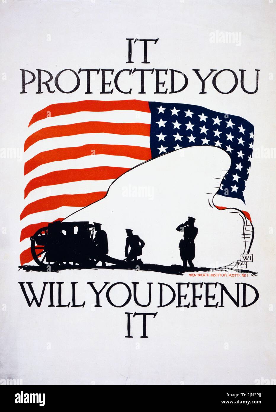 Poster defend america hi-res stock photography and images - Alamy