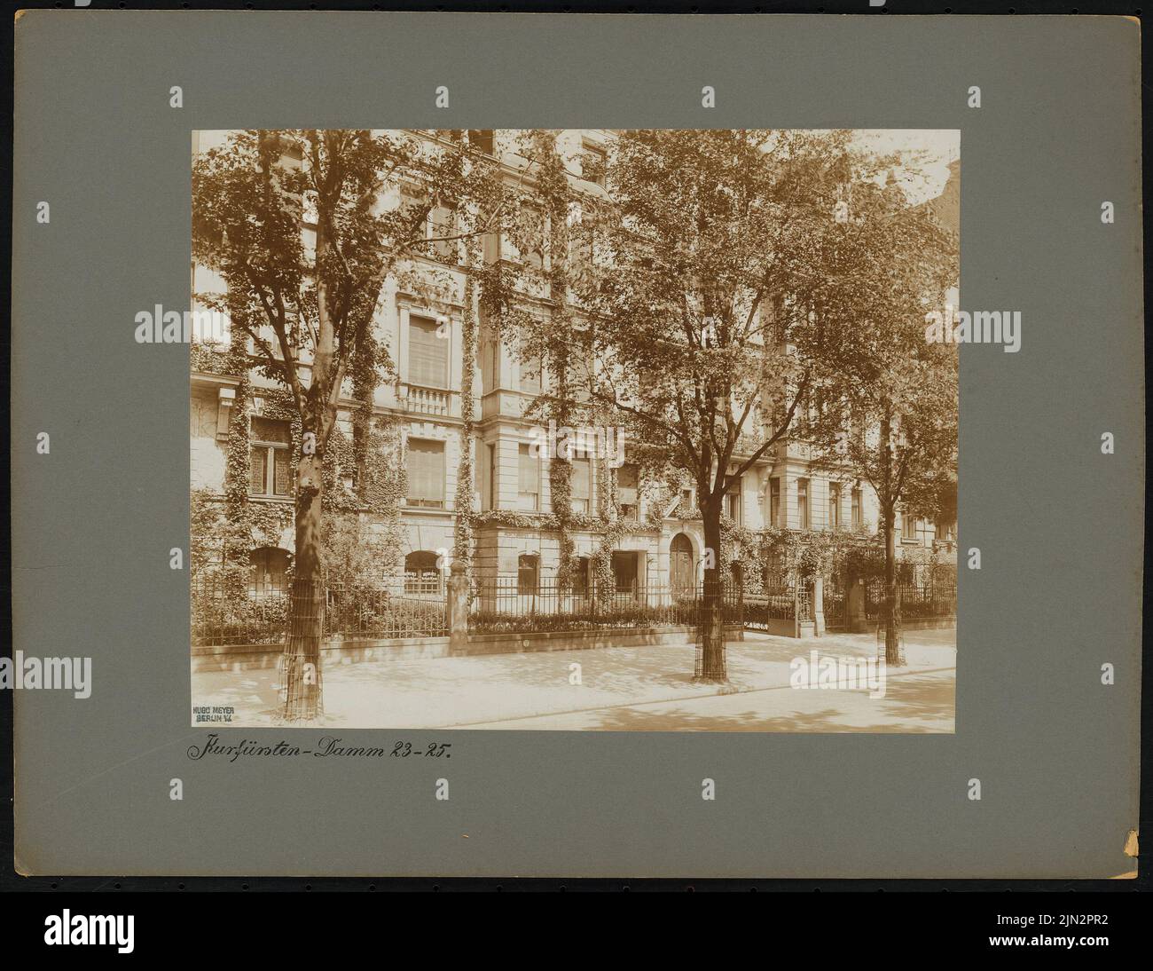 Messel Alfred (1853-1909): Houses Kurfürstendamm 23-25, Berlin ...