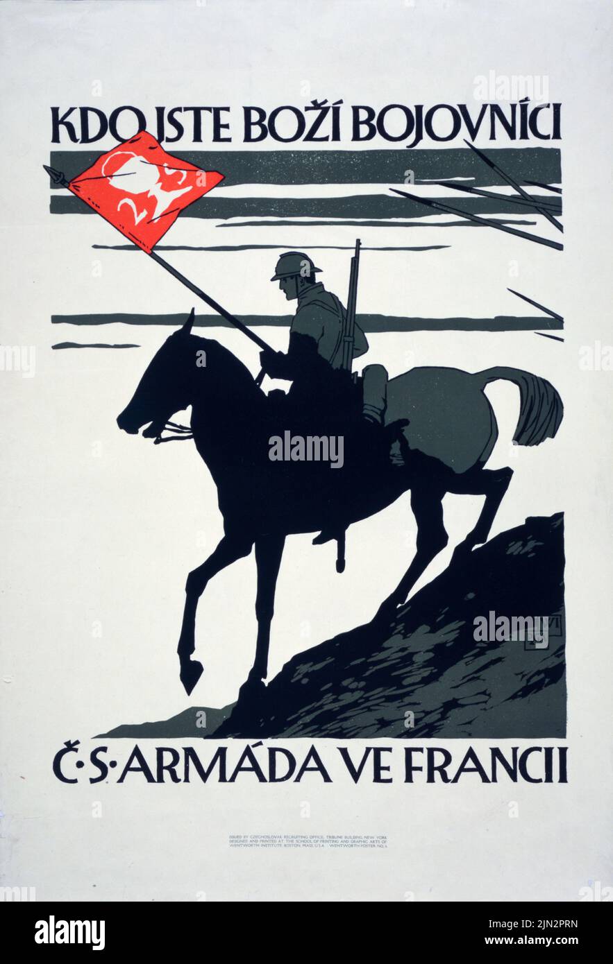 Kdo jste bozi ̕bojovnc̕i C S Armad̀a ve Francii (1918) Czech World War ...