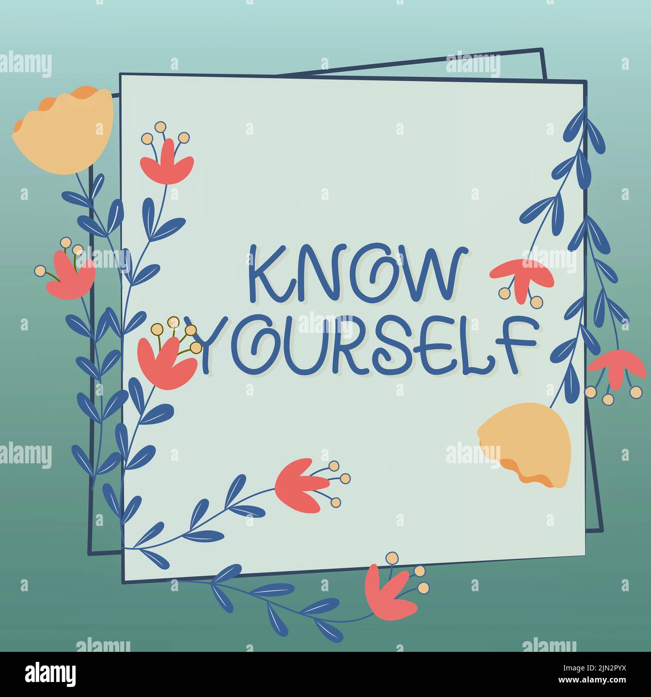 Handwriting text Know Yourself. Business overview Find You ...