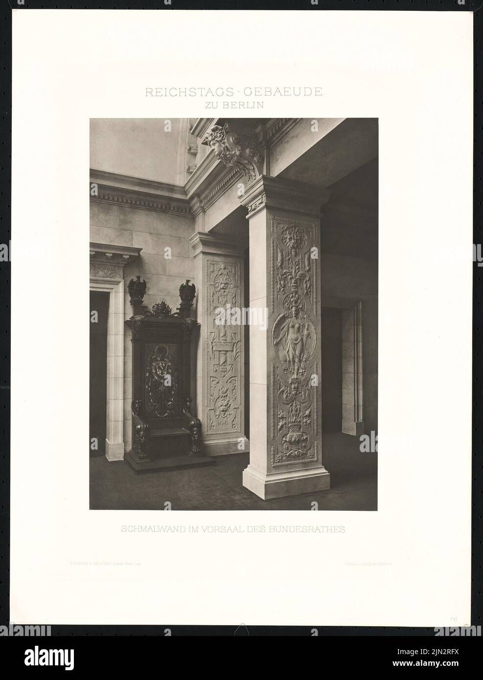 Wallot Paul (1841-1912): Reichstag, Berlin Stock Photo - Alamy