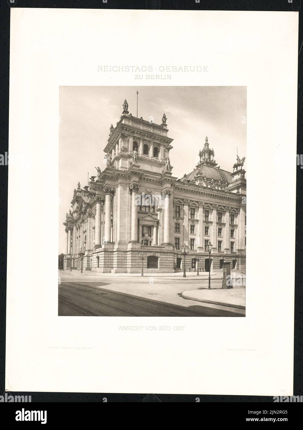 Wallot Paul (1841-1912): Reichstag, Berlin Stock Photo - Alamy