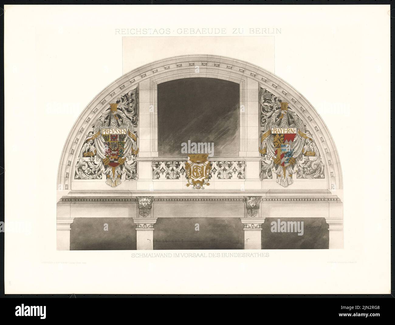 Wallot Paul (1841-1912): Reichstag, Berlin Stock Photo - Alamy