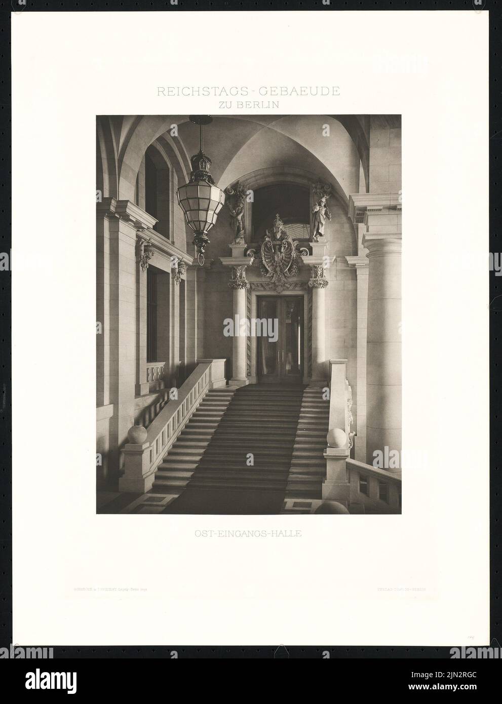 Wallot Paul (1841-1912): Reichstag, Berlin Stock Photo - Alamy