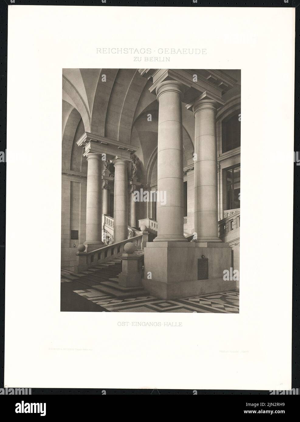 Wallot Paul (1841-1912): Reichstag, Berlin Stock Photo - Alamy