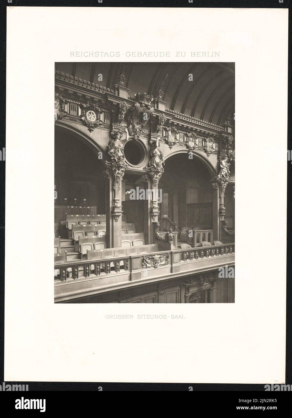 Wallot Paul (1841-1912): Reichstag, Berlin Stock Photo - Alamy