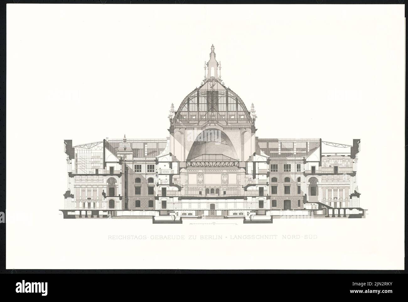 Wallot Paul (1841-1912): Reichstag, Berlin Stock Photo - Alamy