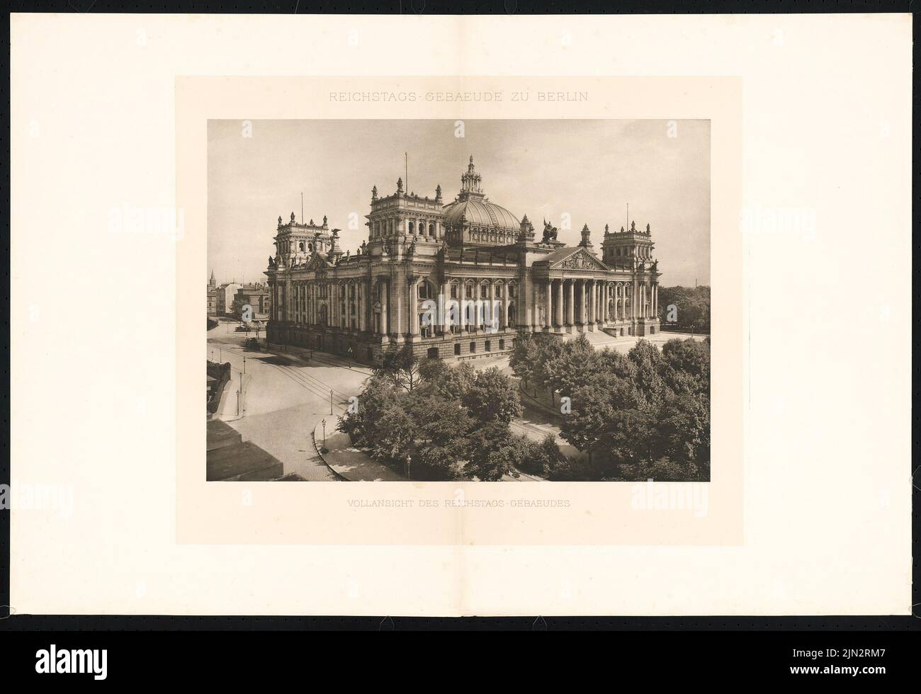 Wallot Paul (1841-1912): Reichstag, Berlin Stock Photo - Alamy