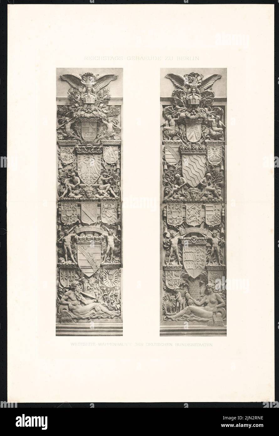 Wallot Paul (1841-1912): Reichstag, Berlin Stock Photo - Alamy