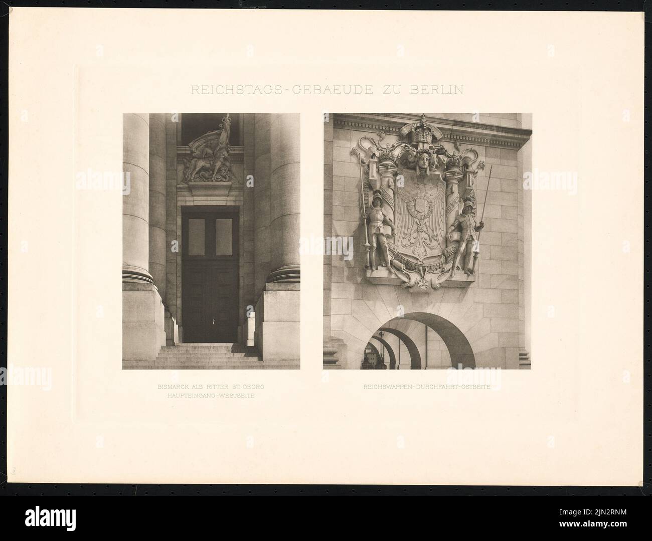 Wallot Paul (1841-1912): Reichstag, Berlin Stock Photo - Alamy
