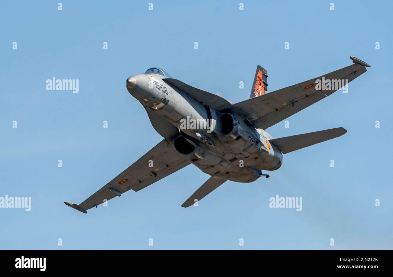 Spanish Air Force, McDonnell Douglas F/A-18 Hornet, at the Royal ...