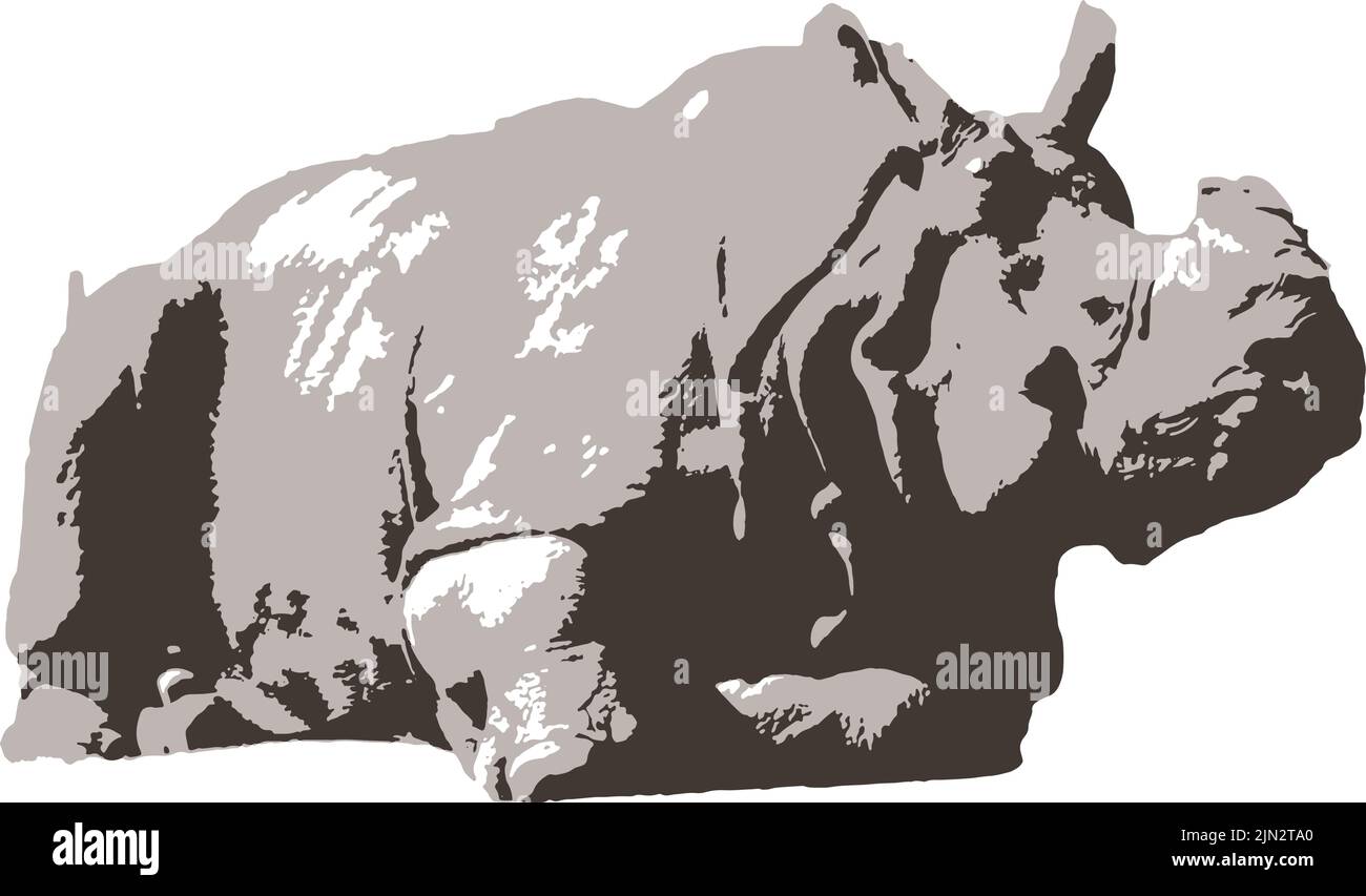 Rhino patterns Stock Vector Images - Alamy