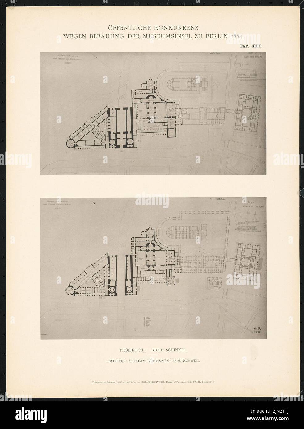 Bohnsack Gustav: Museum Island competition, Berlin. (From: Concurrent ...