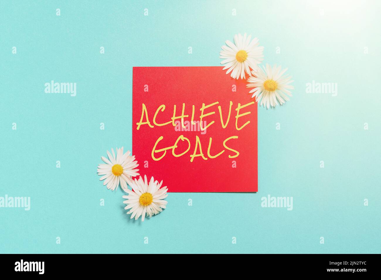 Inspiration showing sign Achieve Goals. Business idea Results oriented ...