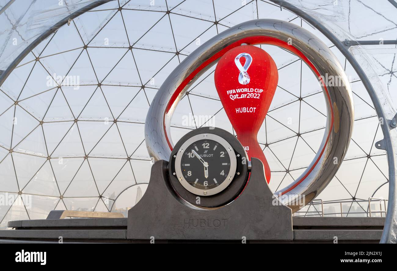 Doha, Qatar- July 03, 2022 : FIFA World Cup Qatar 2022 Official ...