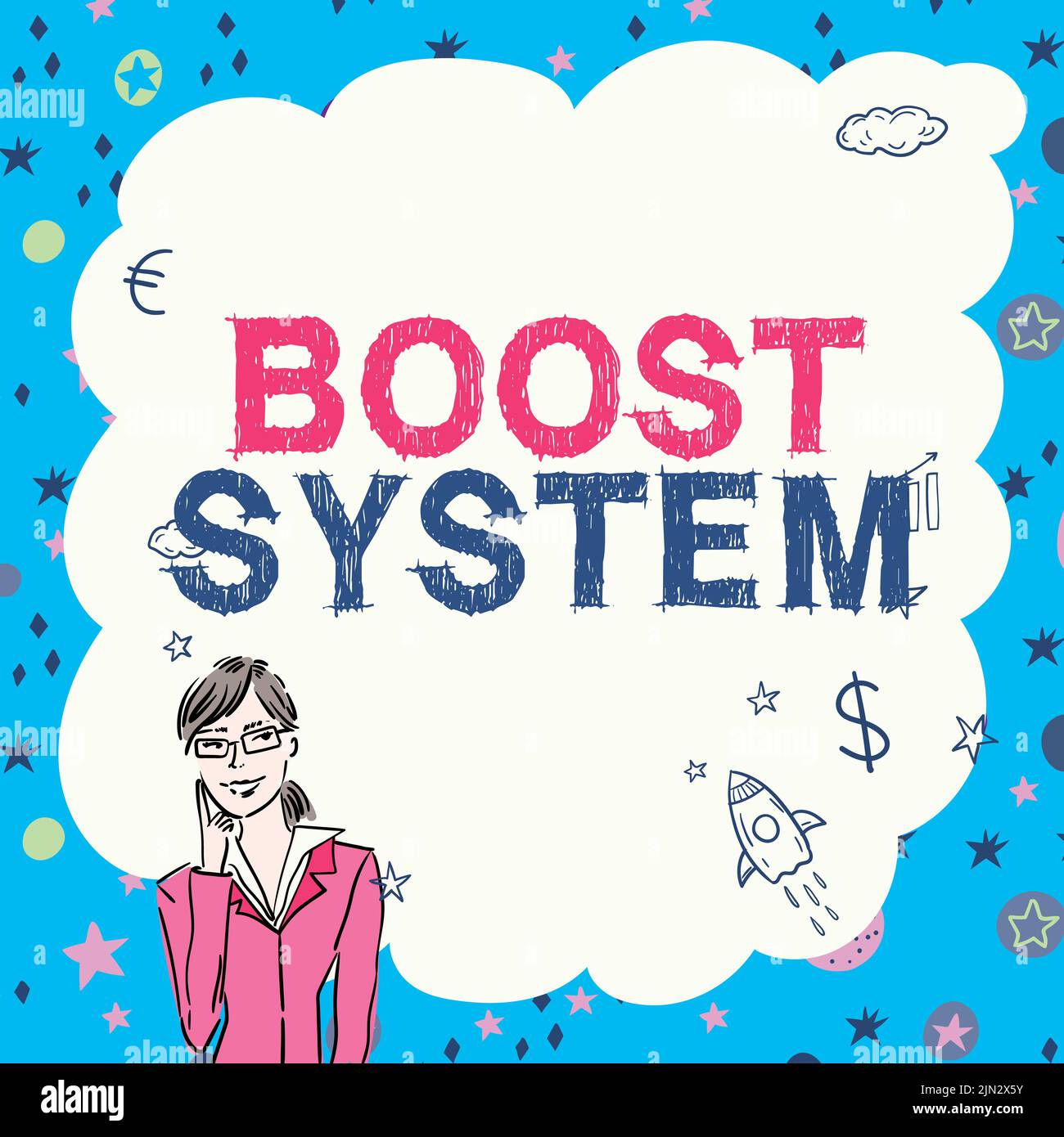 Text caption presenting Boost System. Internet Concept Rejuvenate ...