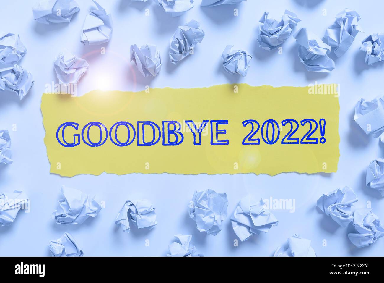Sign displaying Goodbye 2022. Internet Concept New Year Eve Milestone ...