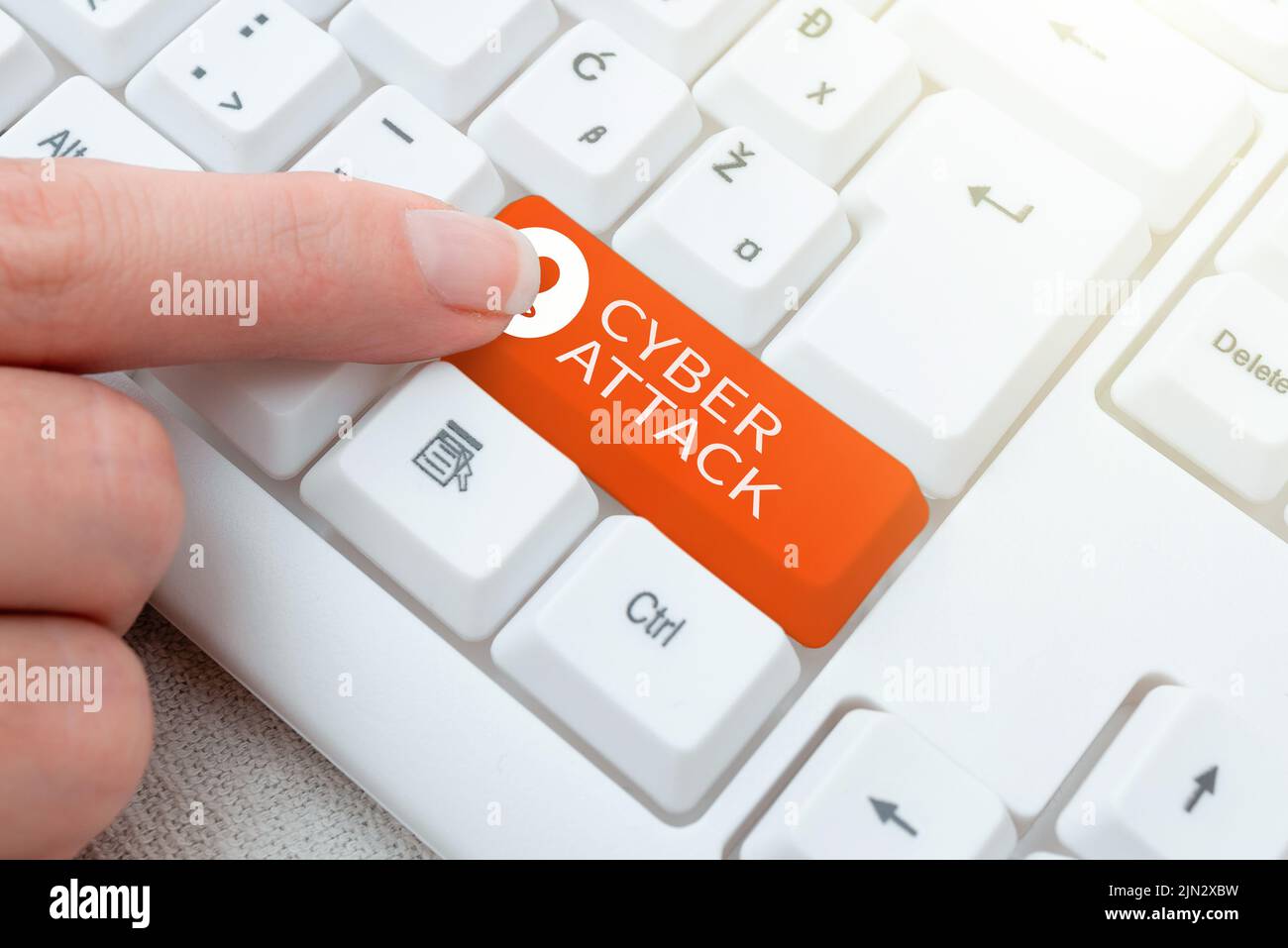 Writing displaying text Cyber Attack. Word for An attempt by hackers to ...