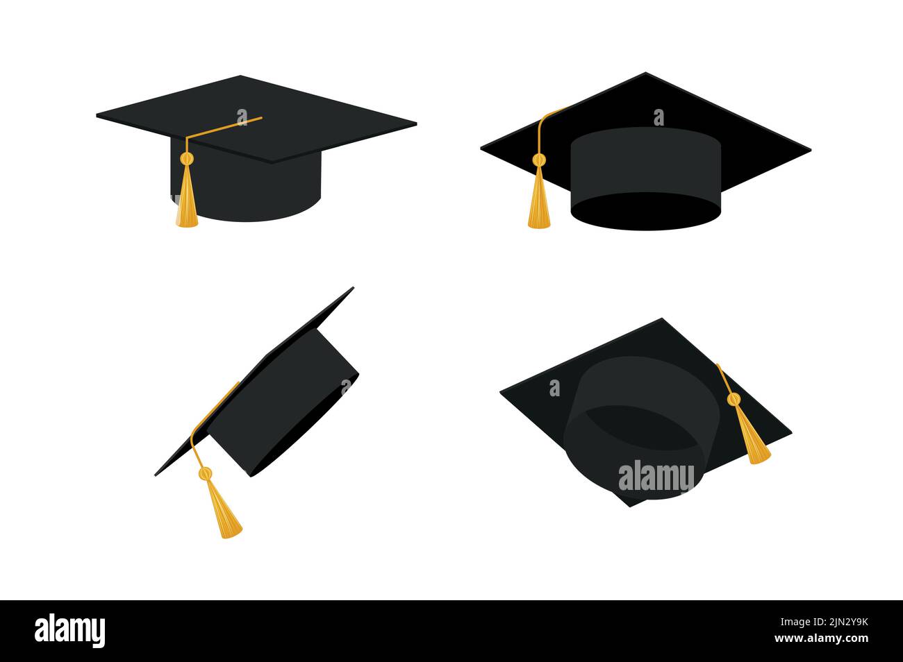 Graduation cap vector isolated on white background. Icon Graduation cap ...