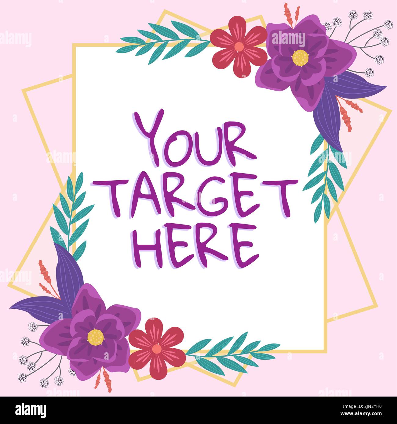 Hand writing sign Your Target Here. Business overview Be focused on ...