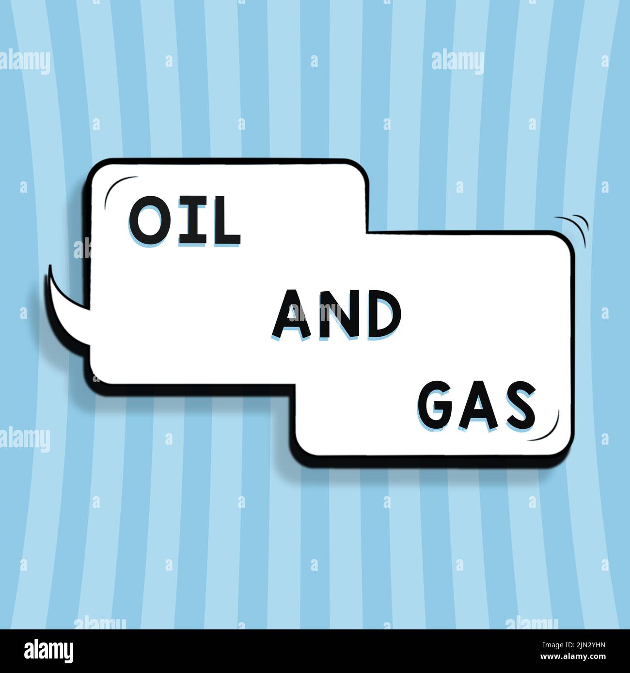 Text showing inspiration Oil And Gas, Business idea Exploration ...