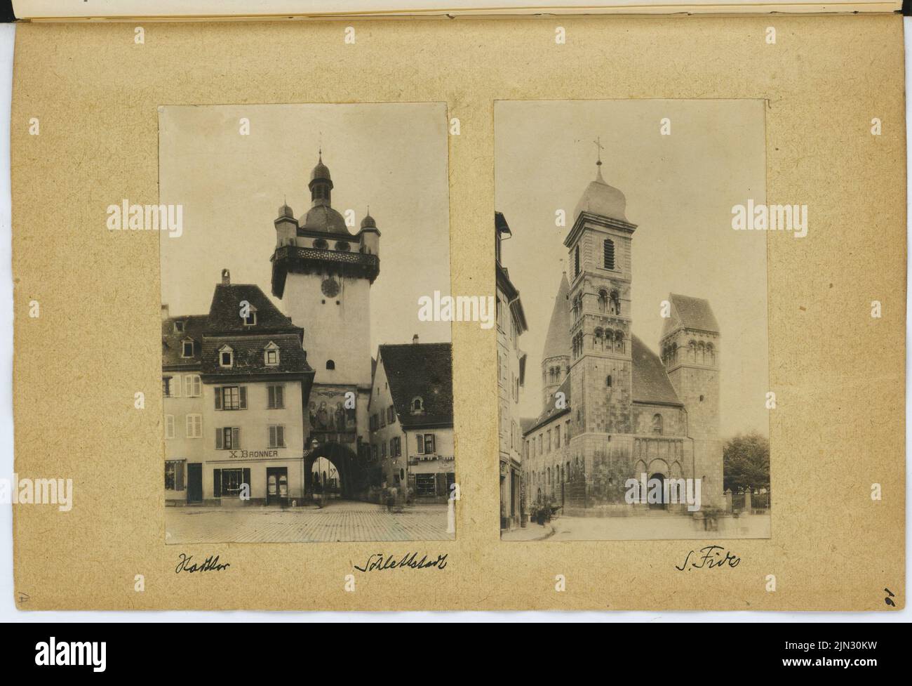 Stiehl Otto (1860-1940): Sketch and photo album 7: clock tower ...