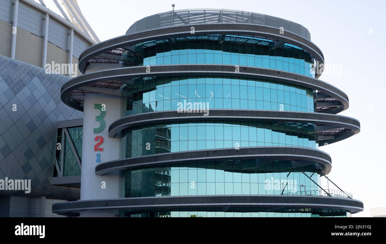 321 Museum, doha,qatar- june 06,2022 ; newly build sports museum in the aspire zone,doha, qatar ...