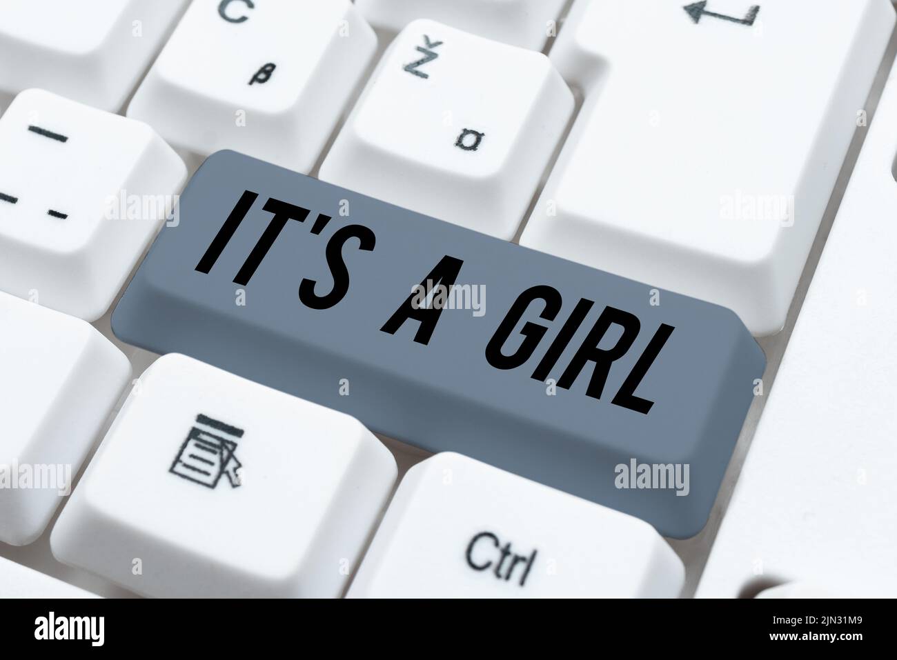 Text sign showing It S Is A Girl. Word for Expecting a baby cute pastel ...