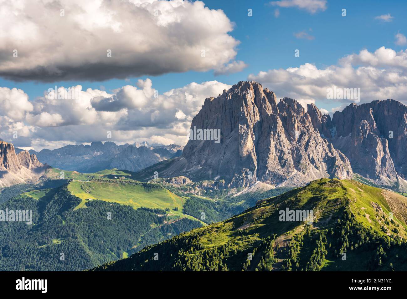 Seceda peak. Trentino Alto Adige, Dolomites Alps, South Tyrol, Italy ...