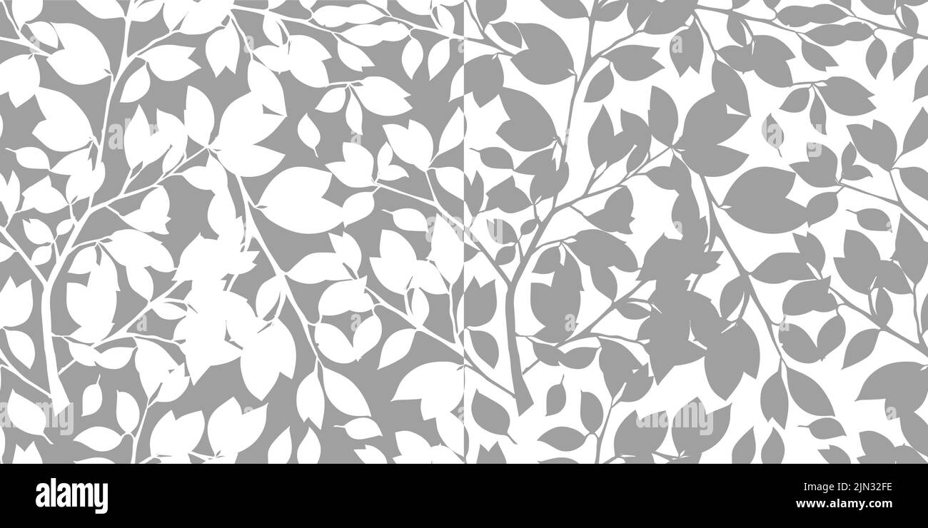 Gray branches of a tree. Seamless pattern. Vector illustration Stock ...