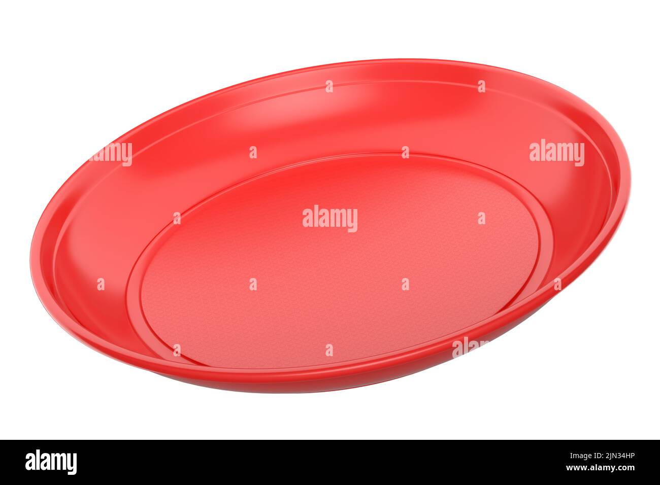 Eco-friendly disposable utensils like plate on white background. 3d ...