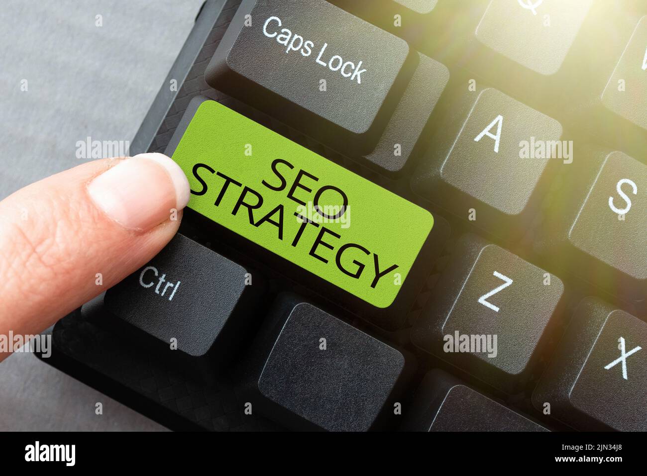 Inspiration showing sign Seo Strategy, Conceptual photo Techniques and ...