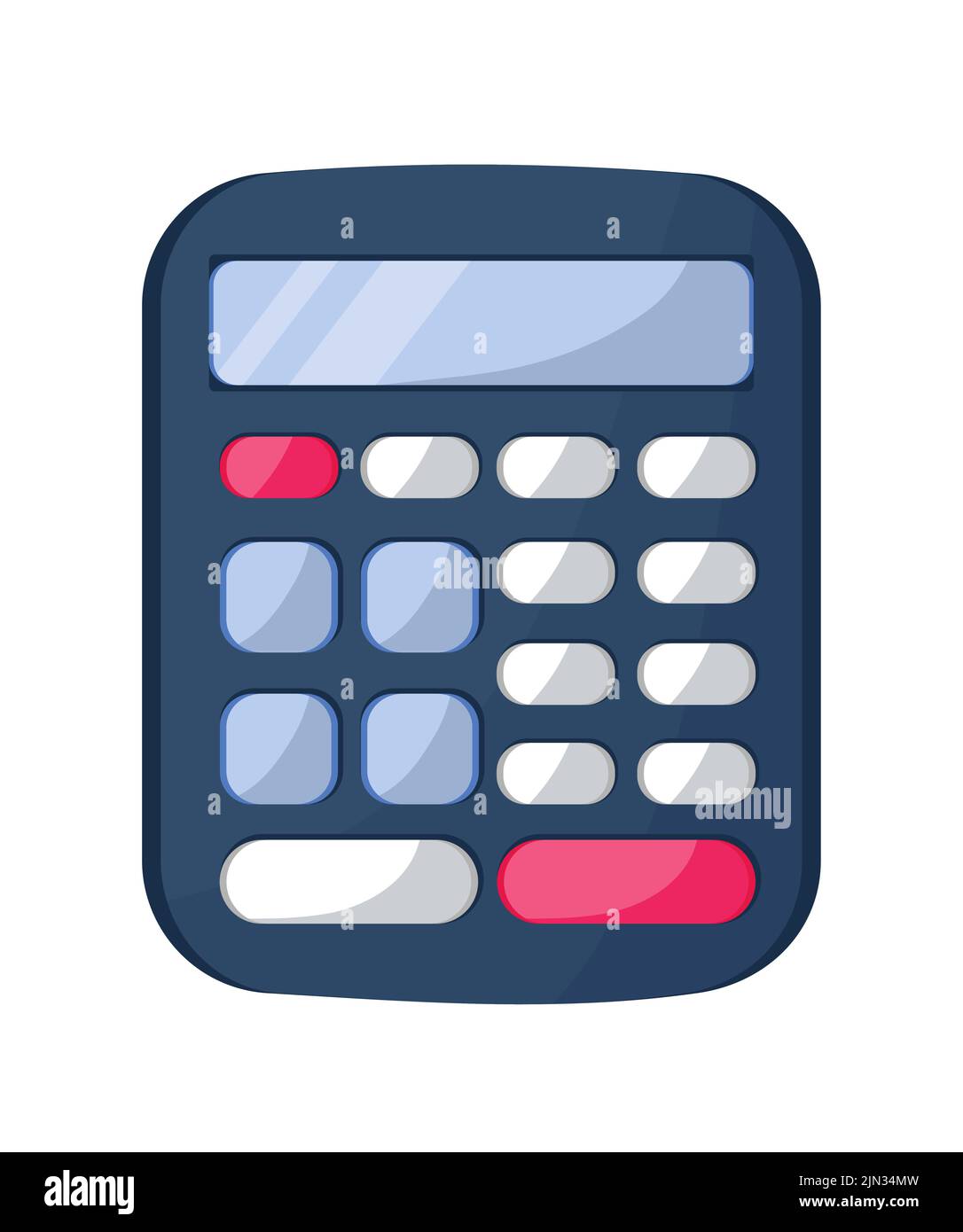 Electronic calculator vector icon. calculator for math data, income ...