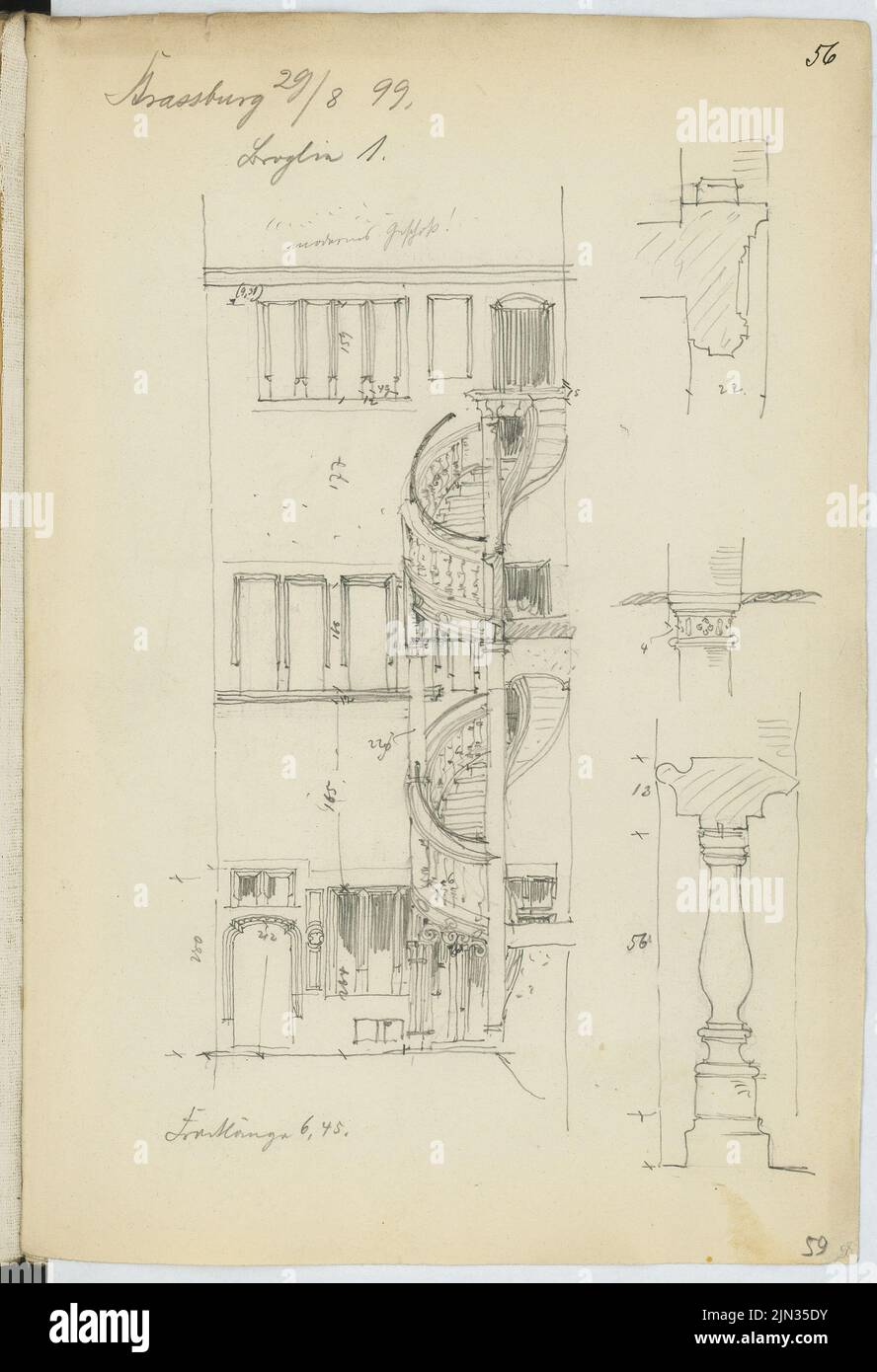Stiehl Otto (1860-1940): Sketch and photo album 16: Residential ...
