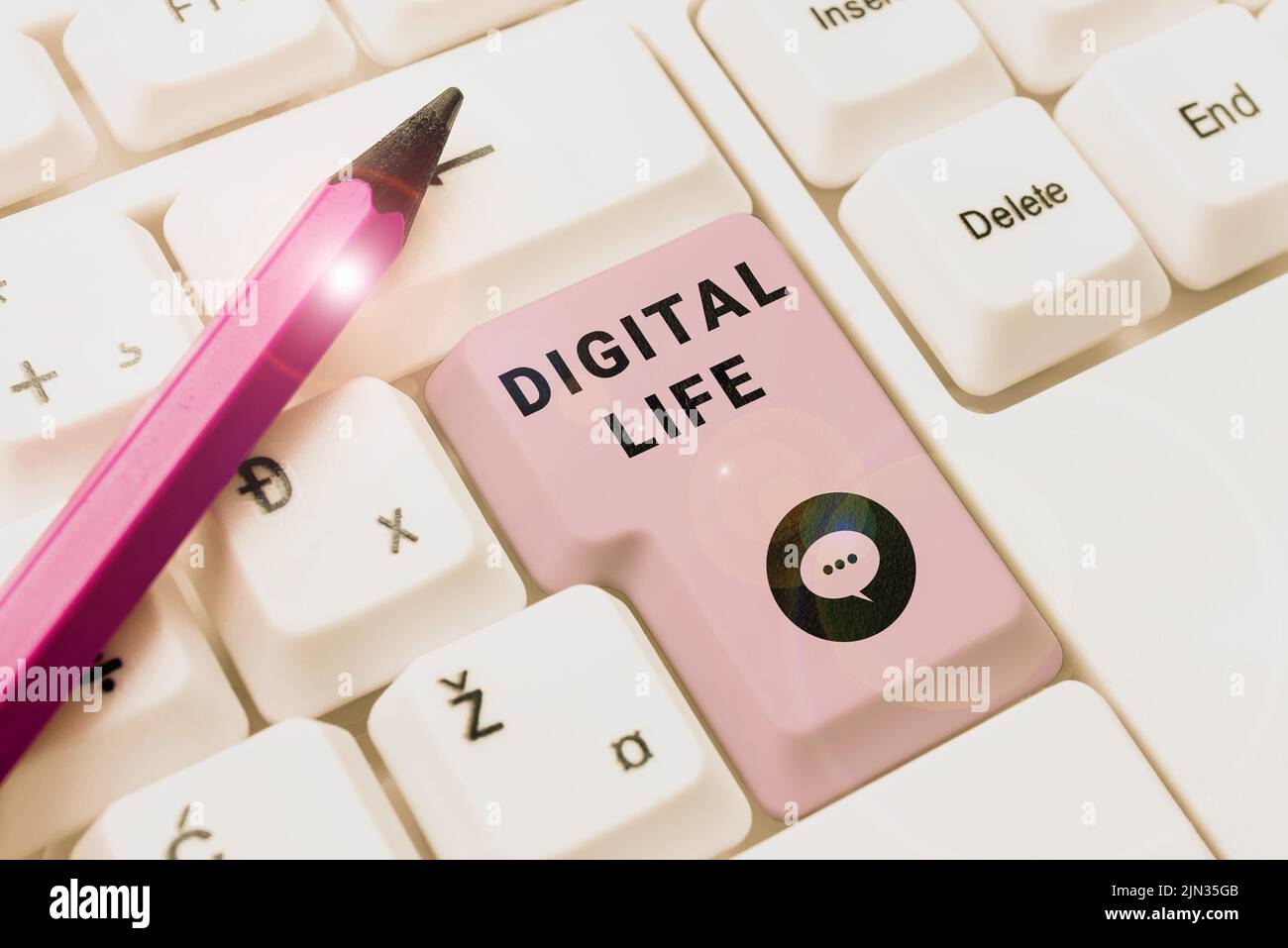 Inspiration showing sign Digital Life, Internet Concept Living in a ...