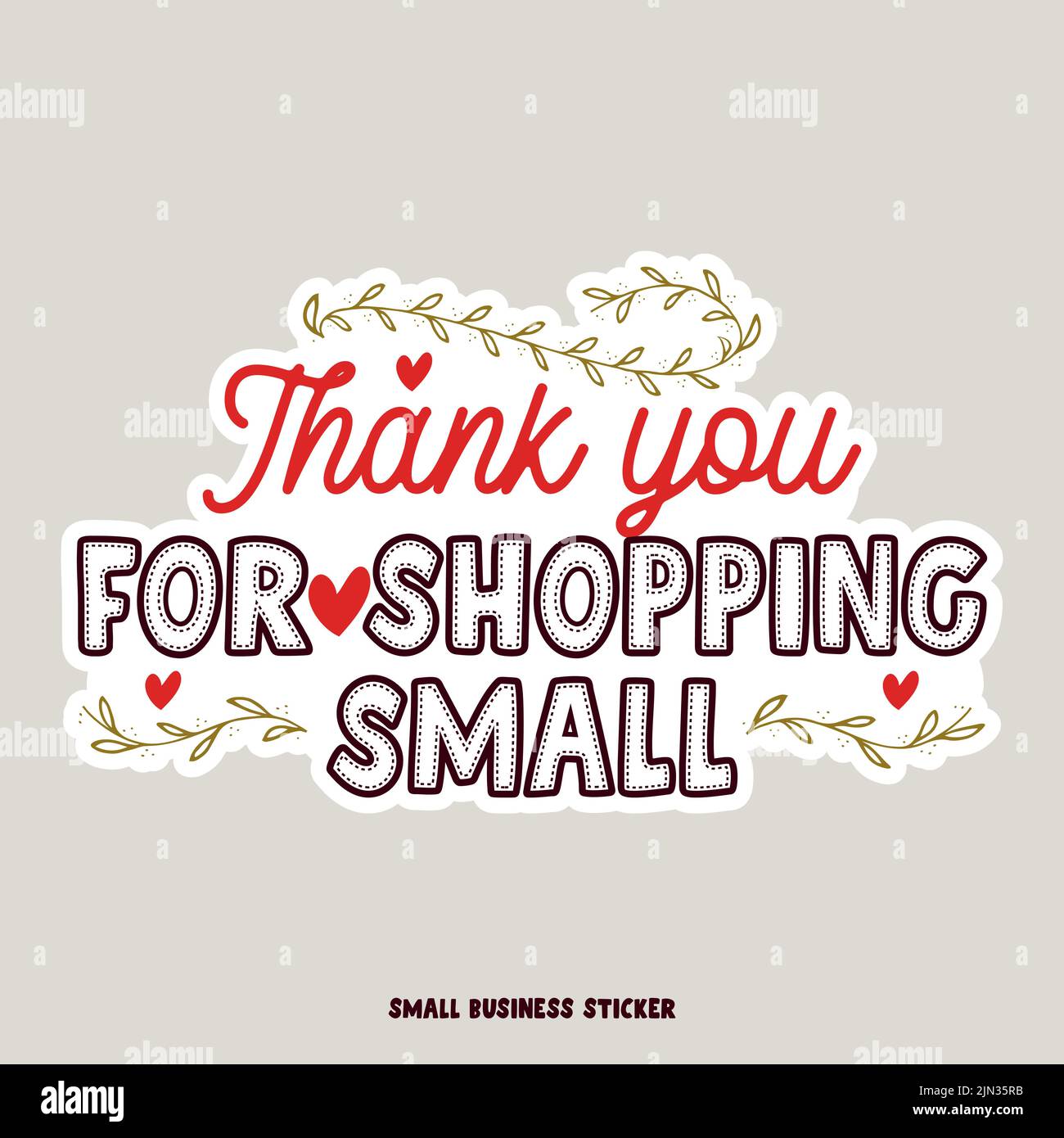 Creative logo for small business owners. thank you for shopping small ...