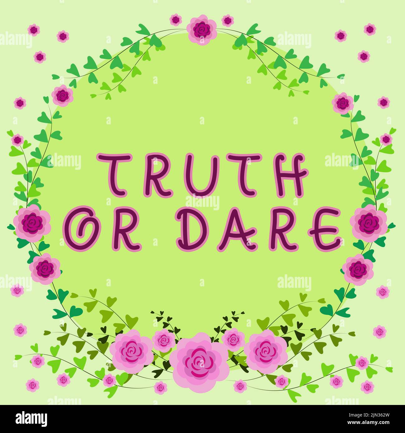 Sign displaying Truth Or Dare. Business showcase Tell the actual facts ...