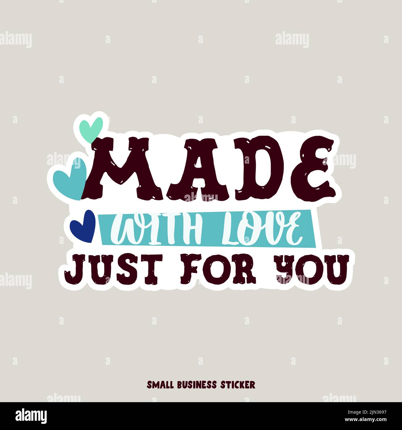 Creative logo for small business owners. Made with love just for you ...