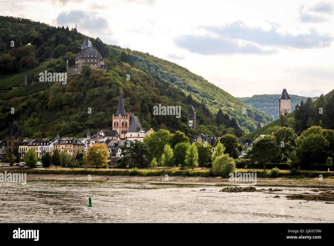 Scenes from the Rhine River, Germany Stock Photo - Alamy
