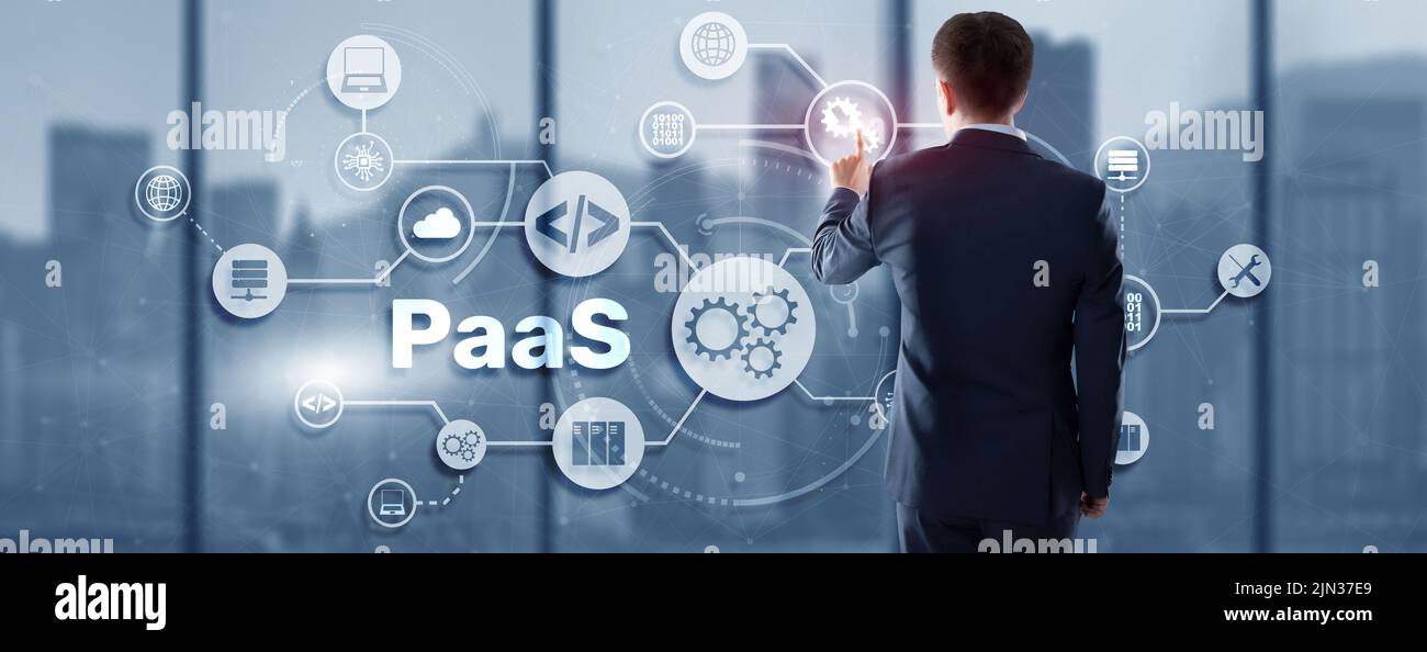 Platform as a Service. PaaS concept on virtual screen Stock Photo - Alamy