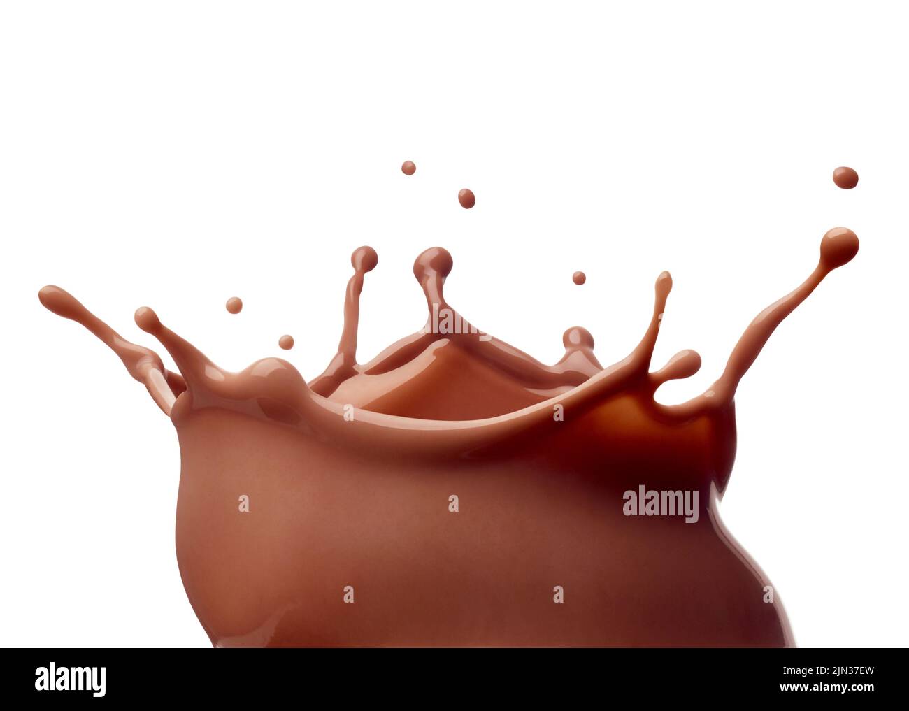 chocolate milk splash drink beverage dairy drop Stock Photo - Alamy
