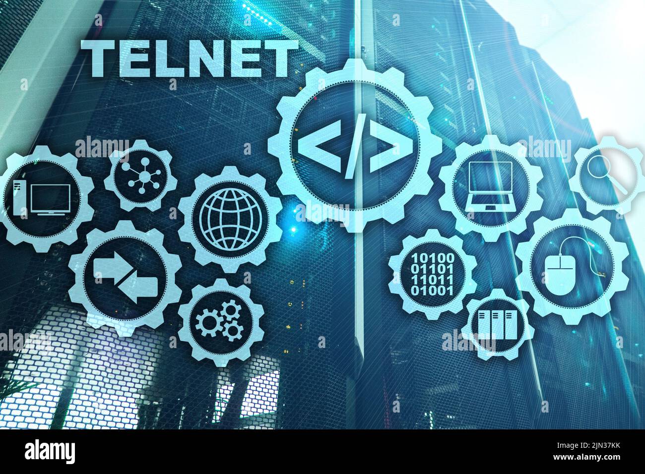 Teletype Network Protocol Telnet Virtual Terminal Client Internet And Network Concept Telnet