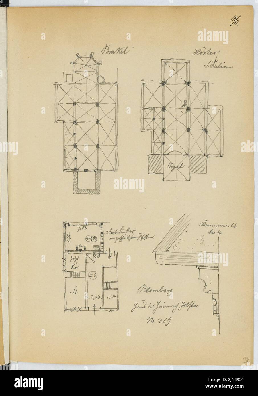 Church floor plans hi-res stock photography and images - Alamy