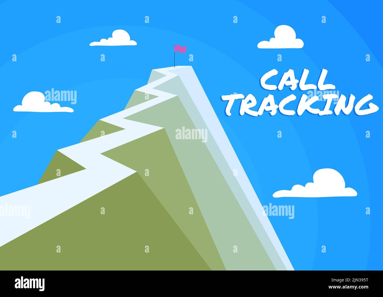 Hand writing sign Call Tracking. Internet Concept Organic search engine ...